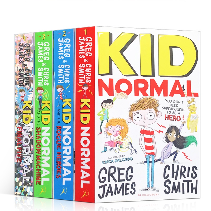 Kid Normal 4 Books Set For Age 7- 12 Student Enlish Book Introduction ...