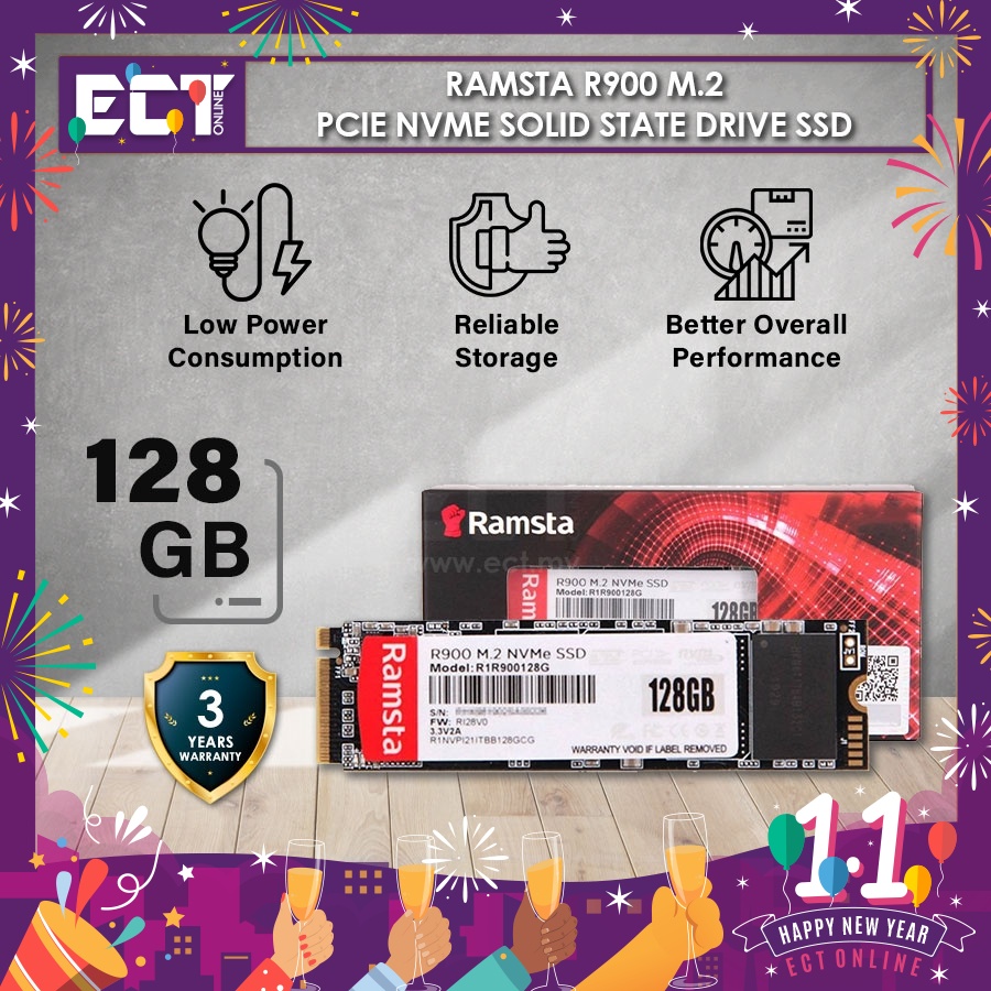 Ramsta R900 128GB 256GB 512GB 1TB M.2 PCIE Nvme Solid State Drive SSD ...