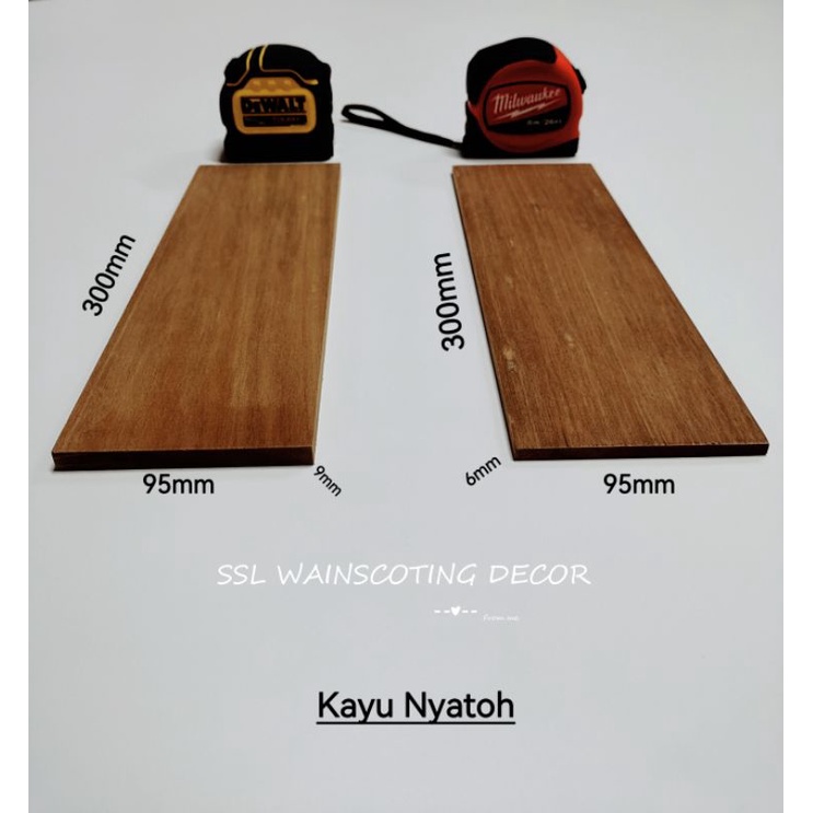 Multi Purpose Wood Board/Kayu Nyatoh/kayu Papan | Shopee Malaysia