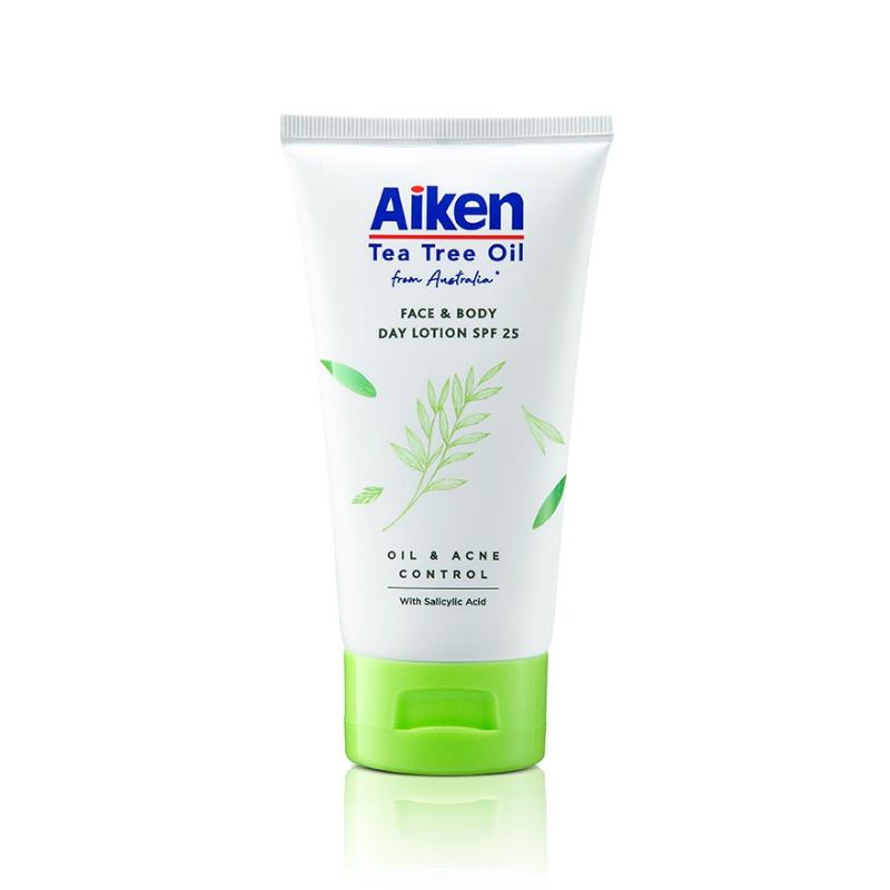 Aiken Face & Body Day Lotion SPF 25 Oil & Acne Control 150g | Shopee ...