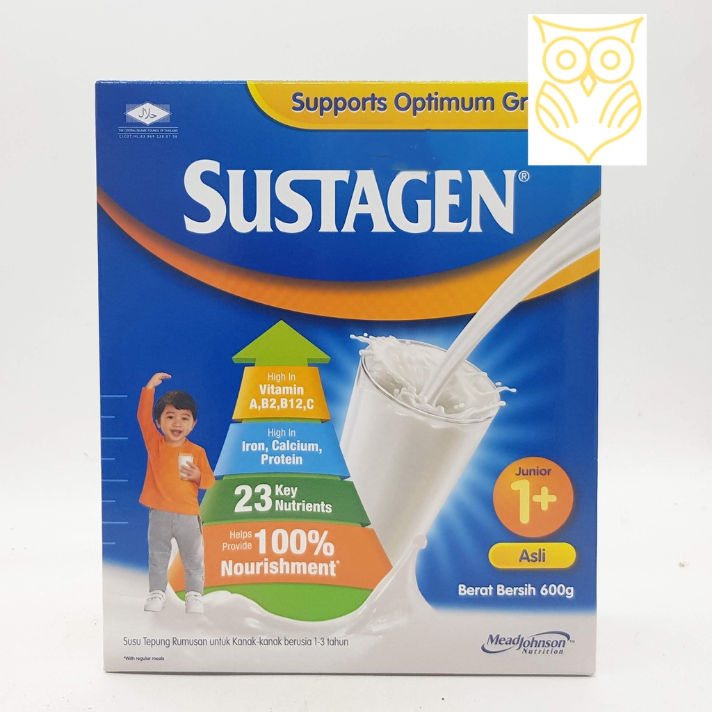 Sustagen Junior 1+ 600gm ( Original/ Vanilla/ Chocolate ) | Shopee Malaysia
