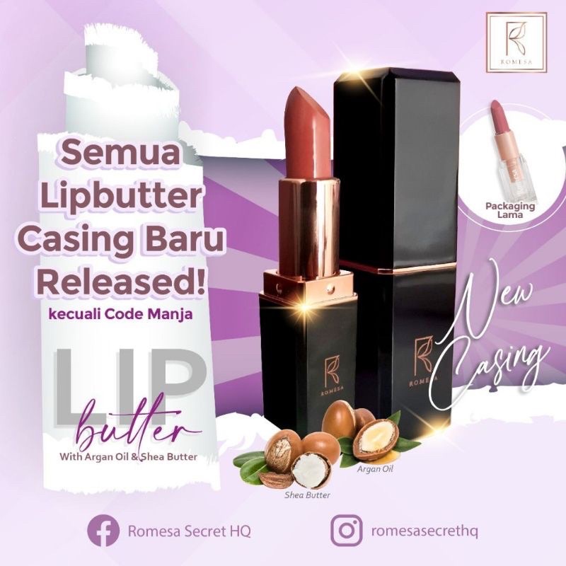 ROMESA SECRET LIPBUTTER AND FOUNDATION | Shopee Malaysia