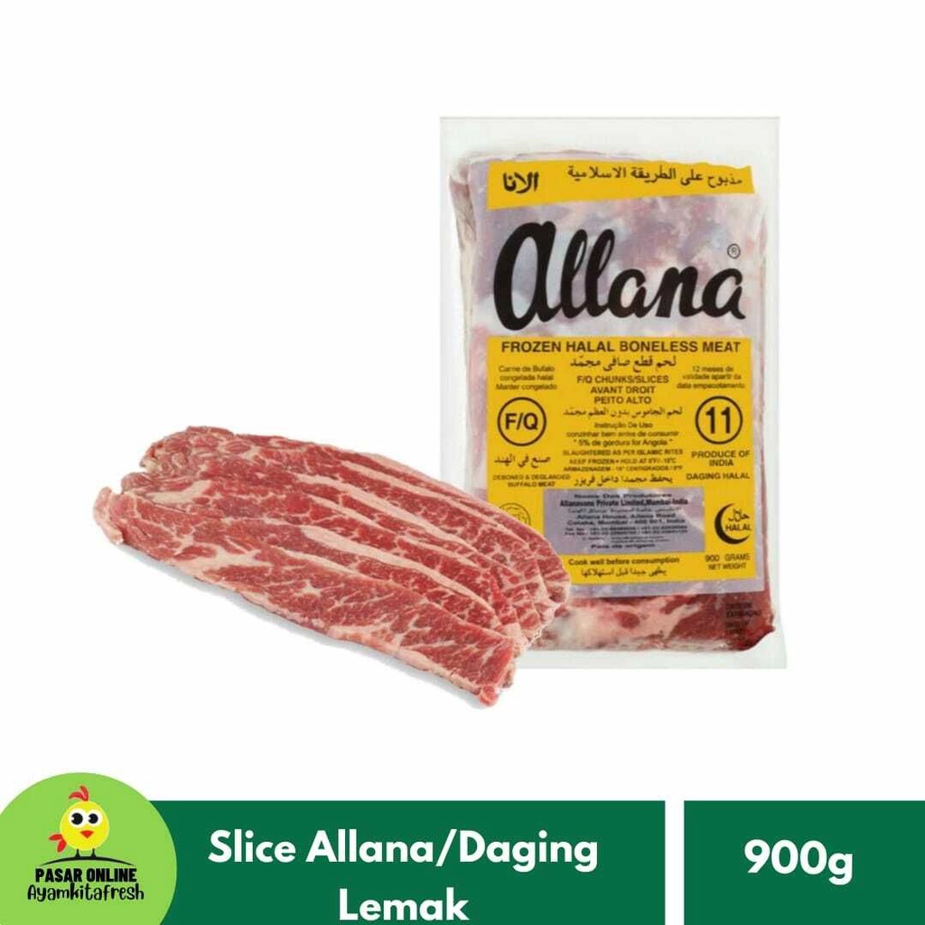 Slice Allana/Daging Lemak (900g) | Shopee Malaysia