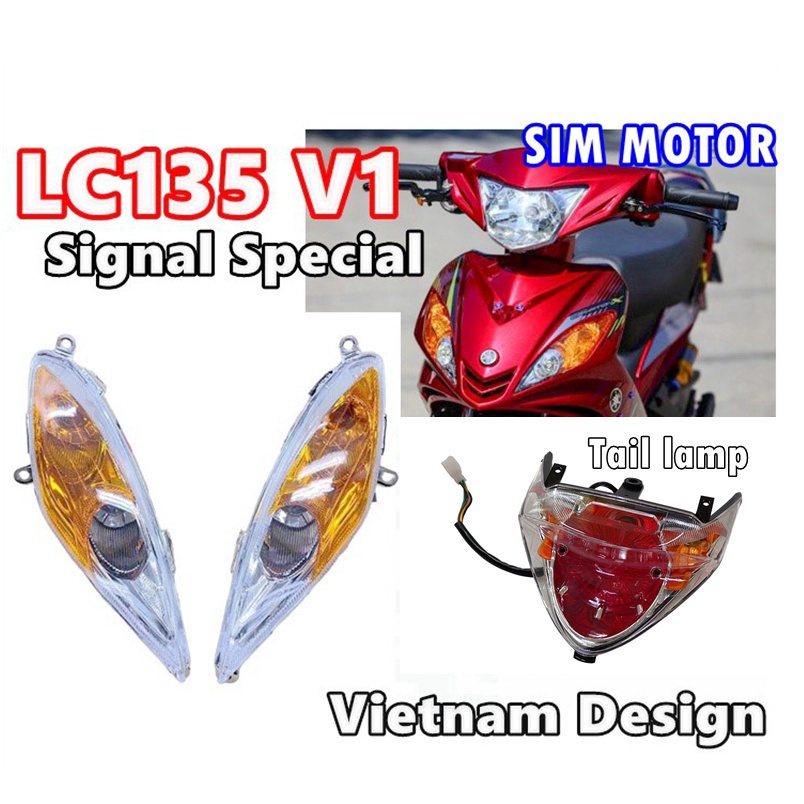 LC135 V1 SIGNAL Lc V1 LIGHT LAMPU DEPAN SPECIAL EDITION SINA lampu dada ...