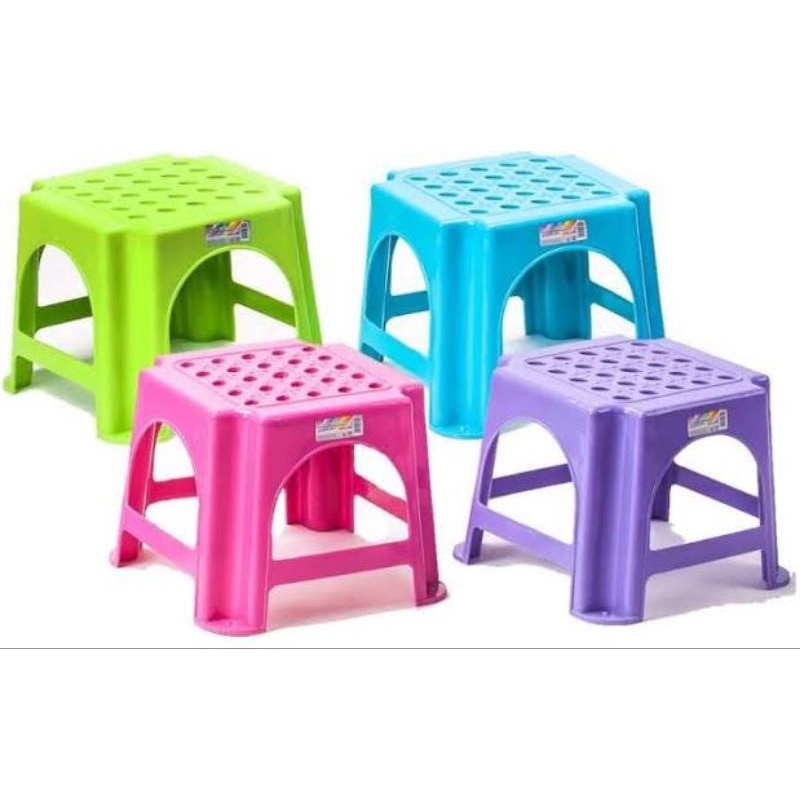 Random colour | High Quality Plastic Small Chair/ Kerusi Plastic pendek ...