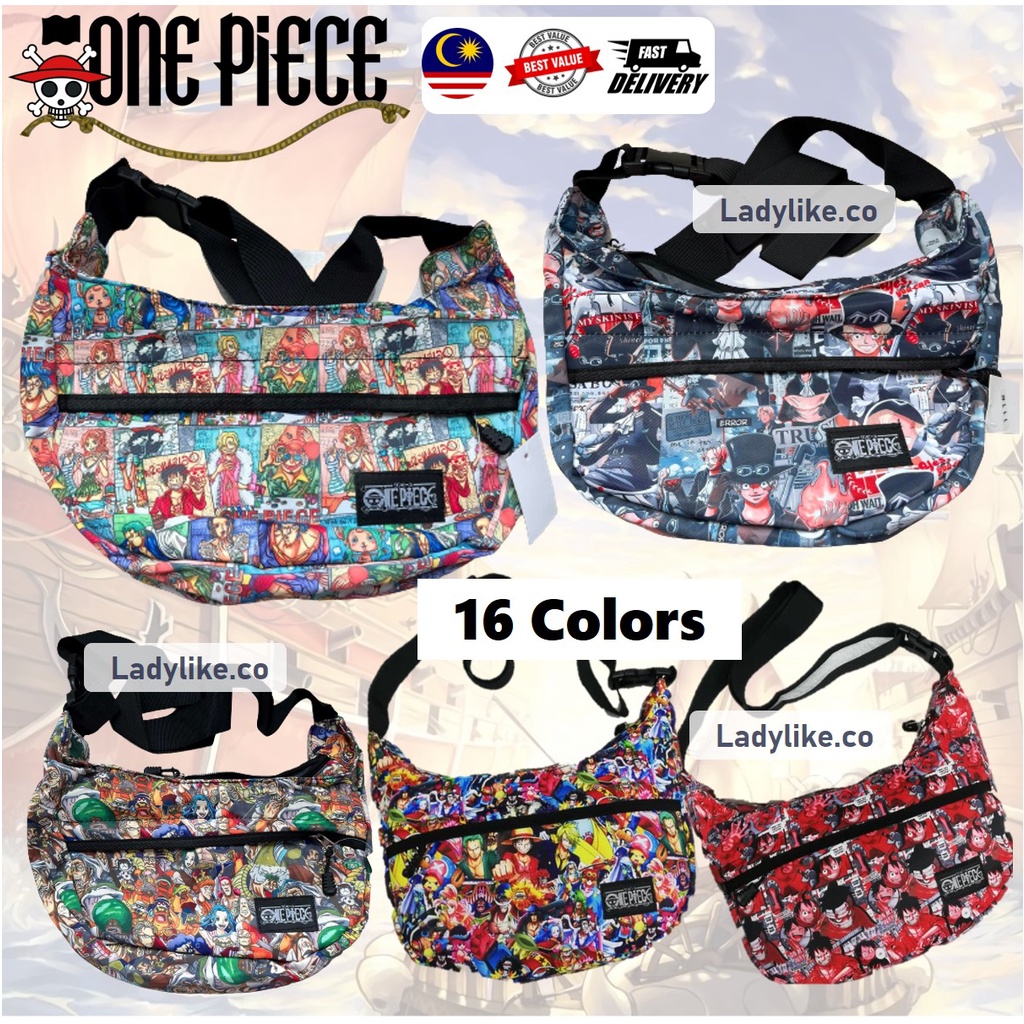 One Piece Bag Animate Pirate Sling Bag Japan Cartoon Bag Fashion ...