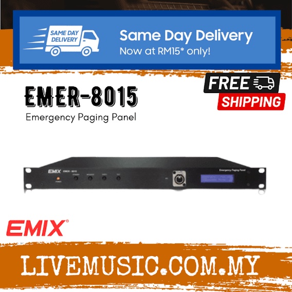 Emix EMER-8015 Emergency Paging Panel ( EMER 8015 / EMER8015 ) | Shopee ...
