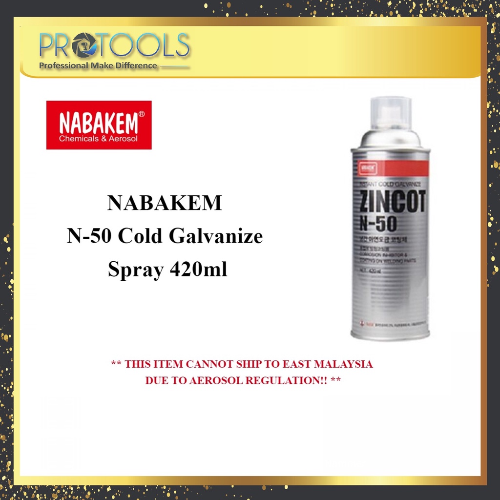 Nabakem Zincot N-50 Instant Cold Galvanize Spray 420ml | Shopee Malaysia