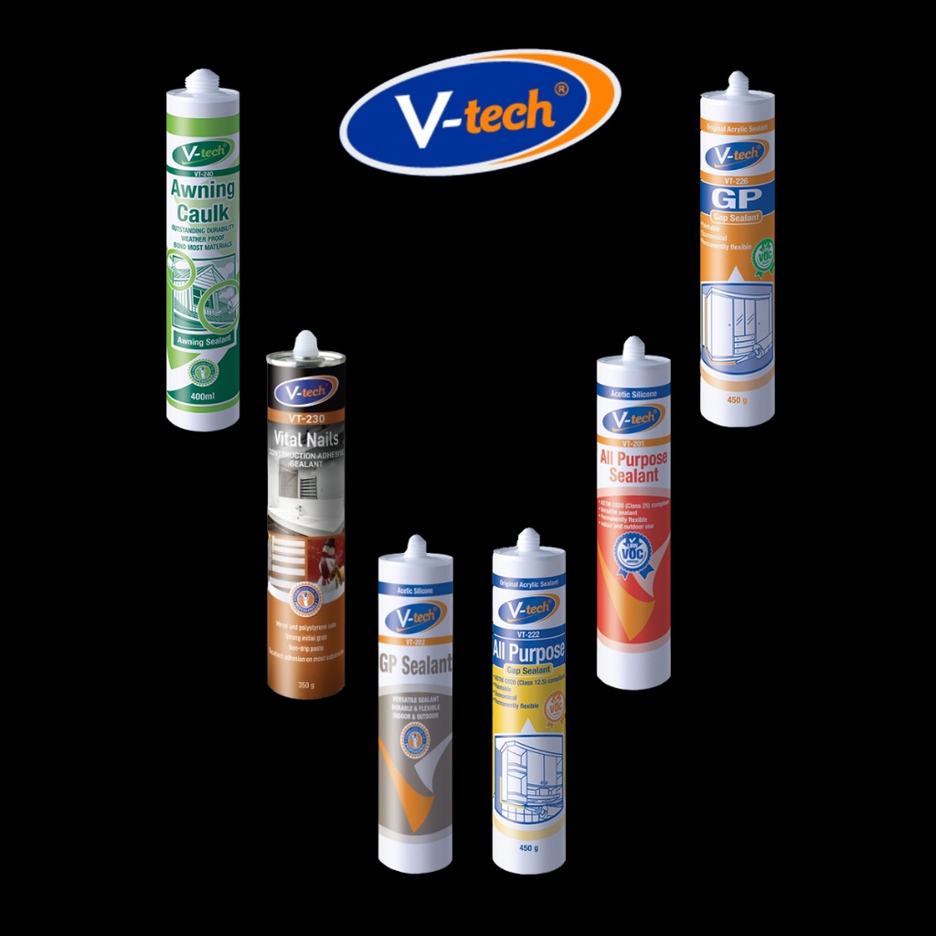 Vtech VT202 VT222 VT230 VT240 VT268 Silicone Acetic Sealant / Vital ...