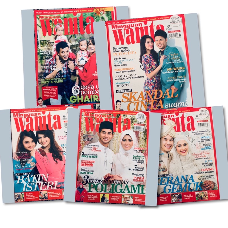 Majalah Mingguan Wanita / 2012 2013 / Majalah Lama | Shopee Malaysia