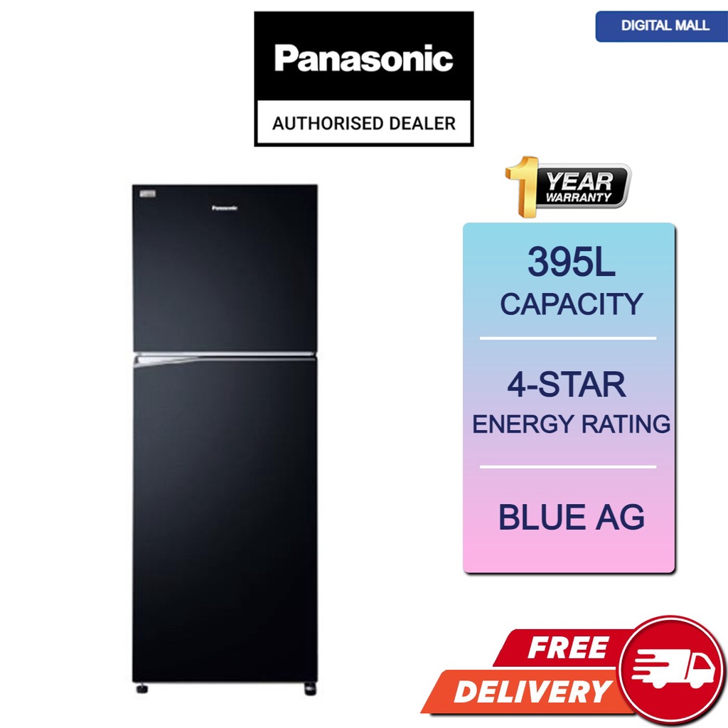 PANASONIC NR-TL381 395L INVERTER ENERGY SAVING 2-DOOR TOP FREEZER ...