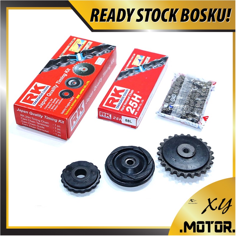 RK TAKASAGO WAVE100 EX5 DREAM TIMING CHAIN SET & W/ROLLER SET RANTAI ...