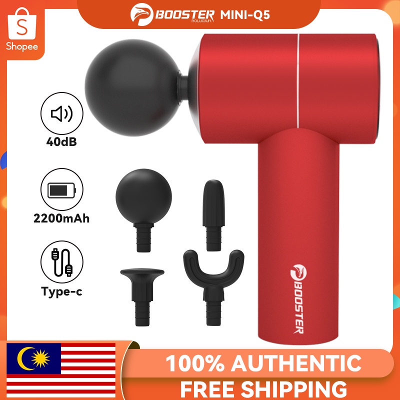 Booster Mini Q5 Massage Gun Handheld Deep Tissue Percussion Full Body ...