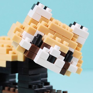 DAISO Petit Block - Animal Red Panda aka Lesser Panda | Toy Miniature ...