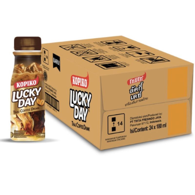 (Carton) Kopiko Lucky Day 180ml x 24pcs | Shopee Malaysia