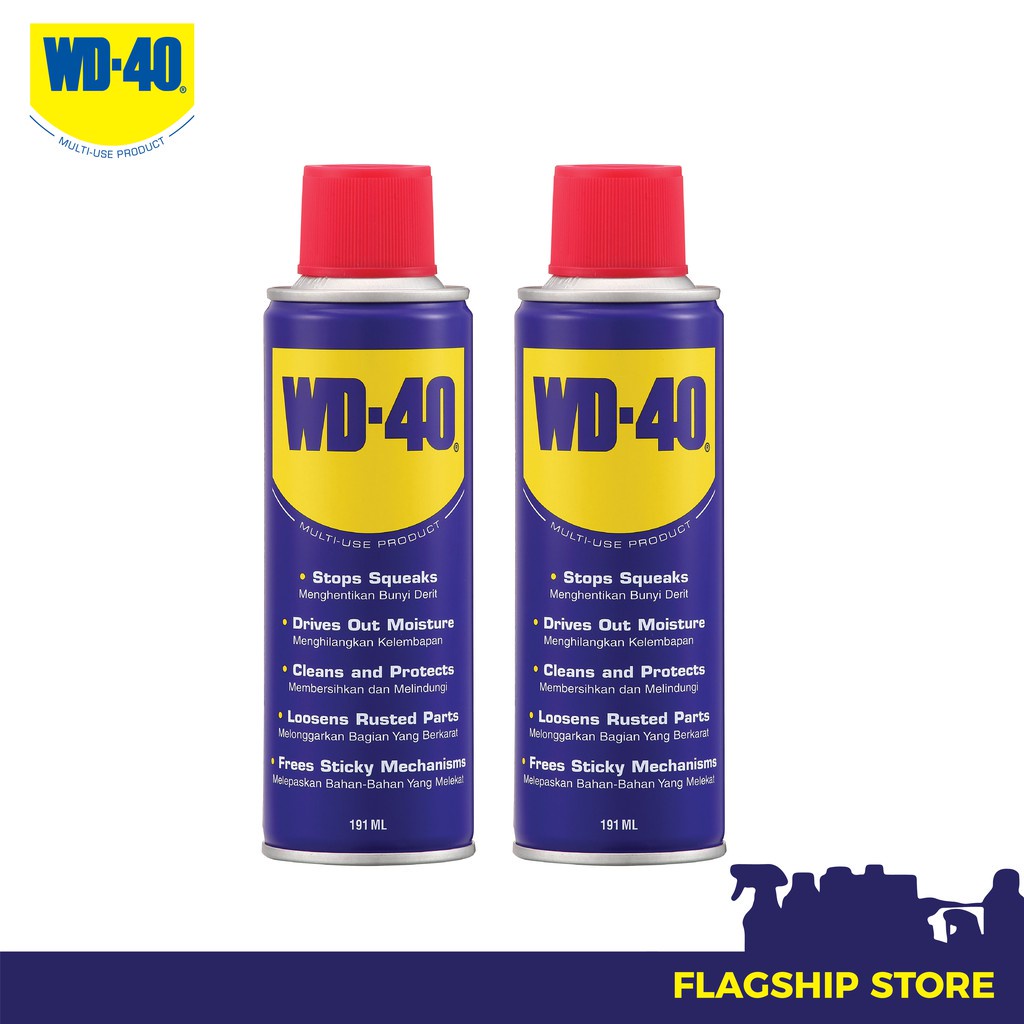 WD-40 Multi-Use Product Multi-Purpose Lubricant Twin Pack 191ml ...