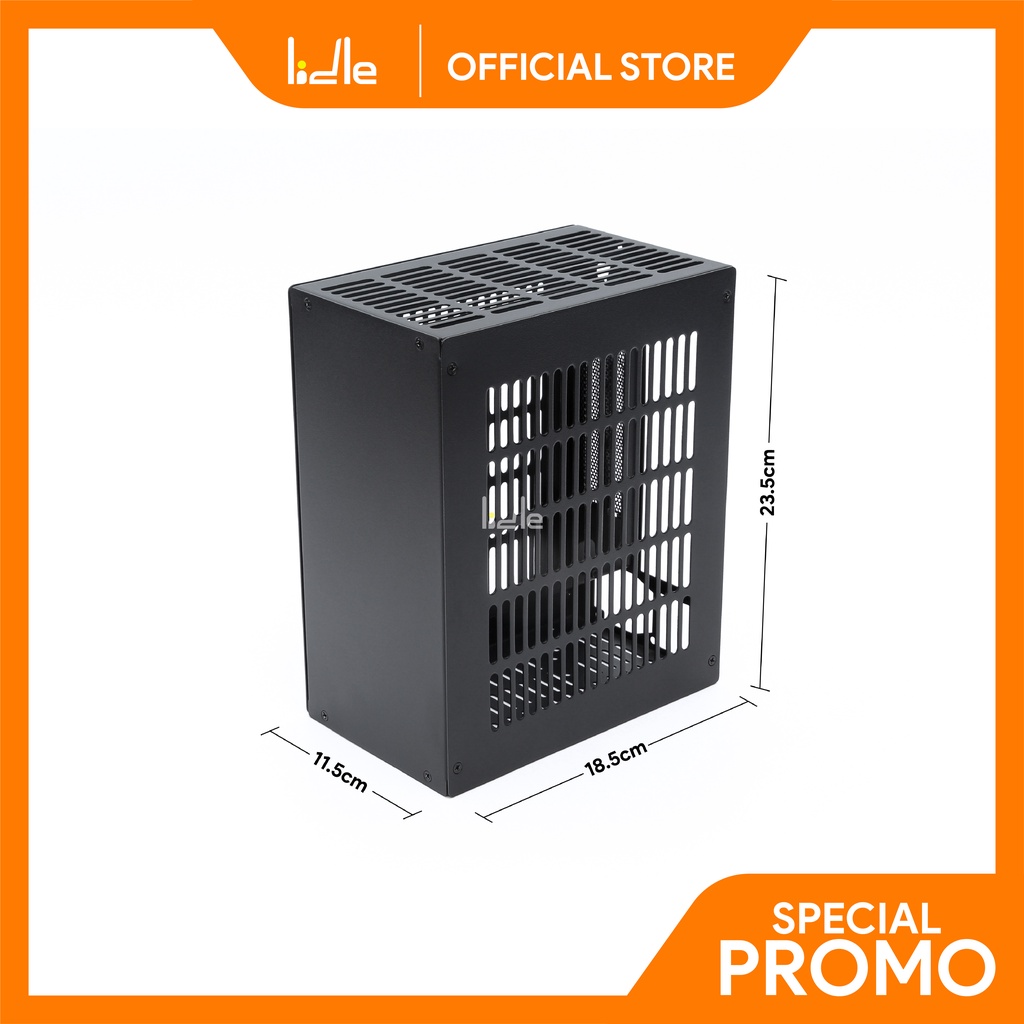 [SPECIAL PROMO] LOLY 1U | 5L | ITX | PC CASE | 1U FLEX | SFF | Shopee ...