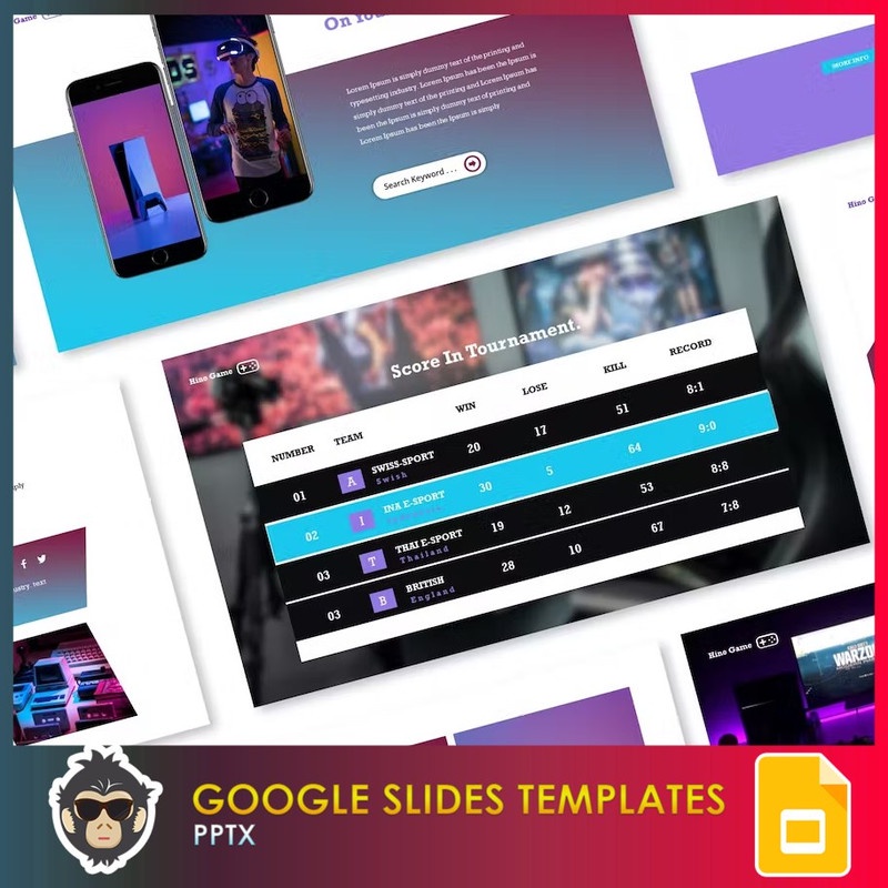 Hino Game Gaming Google Slides Presentation | Shopee Malaysia