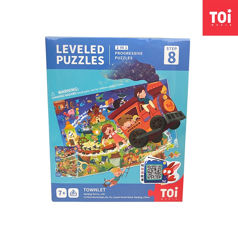 TOI Puzzles Leveled 8 Towhlet ( 435 Pcs) 2 in 1 Suitable For 7+ Baby ...