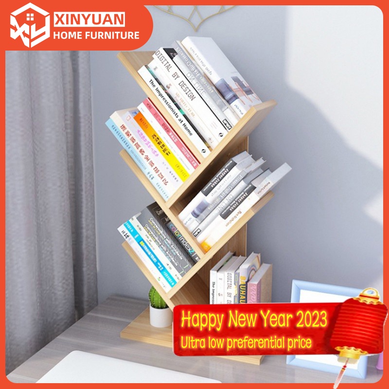 Local Seller Desk Five Layer Tree Branch Bookshelf Y Shaped Bookshelf