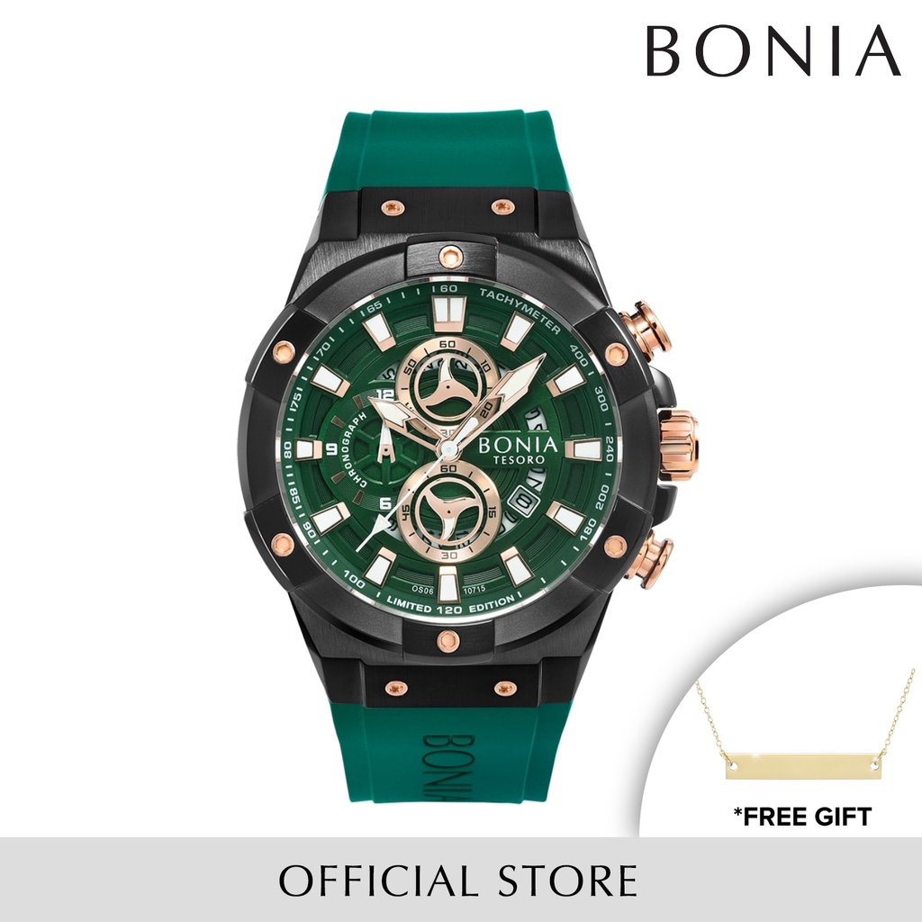 Bonia Tesoro Men Watch Chronograph Limited Edition BNB10715-1792LE ...