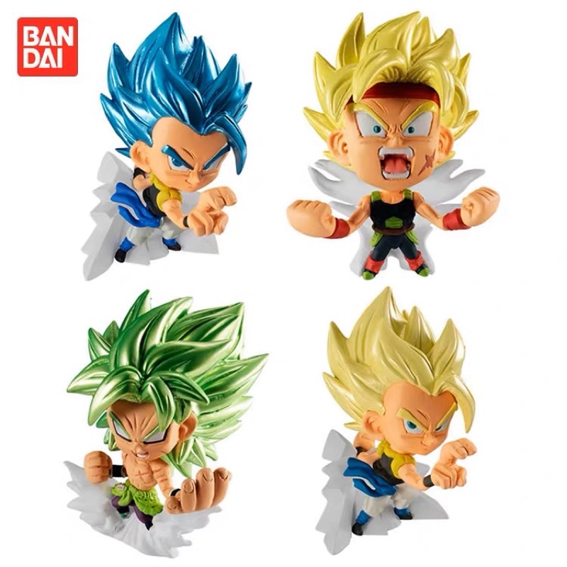ORIGINAL BANDAI DRAGON BALL CHIBI GASHAPON GOGETA, BARDOCK, BROLY ...