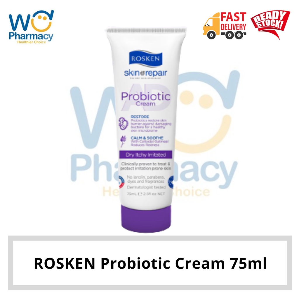ROSKEN Probiotic Cream 75ml | Eczema Dry Itchy | Shopee Malaysia