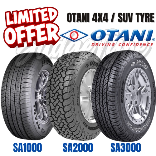 OTANI 4X4 AND SUV TYRE 235/60R16 245/70R16 255/70R16 265/70R16 225/65R17 265/65R17 265/60R18 275 ...