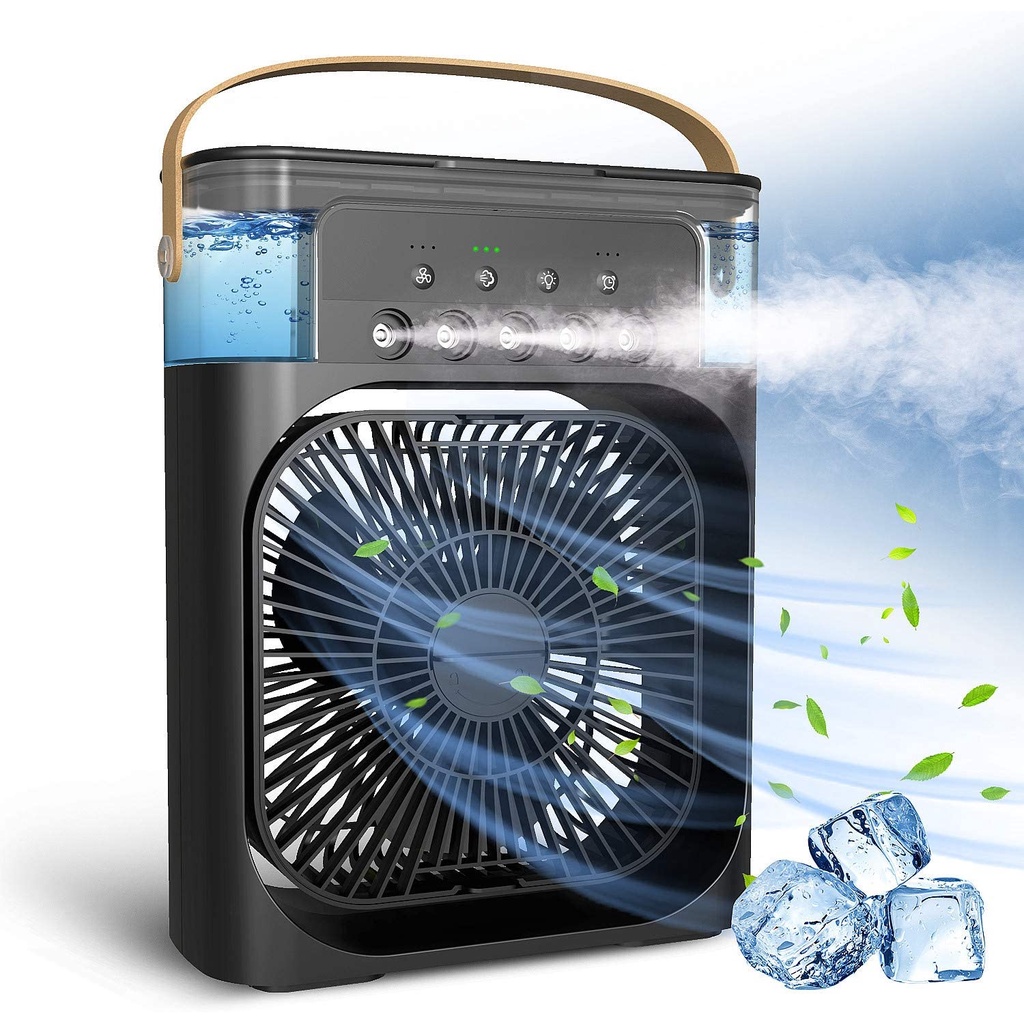 Portable Usb Mini Fan Aircond Air Cooler Mist Fan Kipas Penyejuk