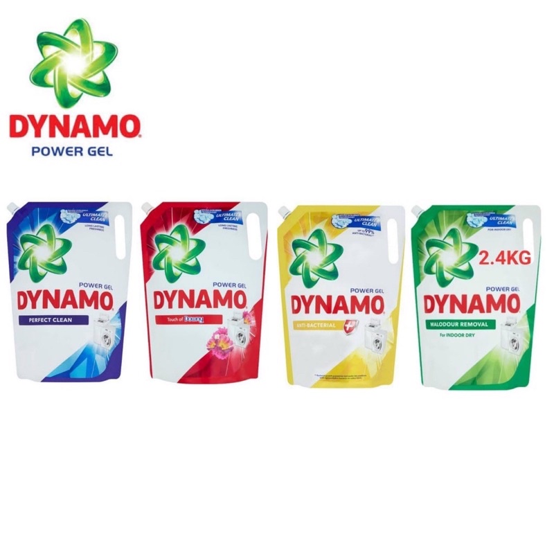 Dynamo Power Gel Concentrated Gel Detergent Refill 2.4kg | Shopee Malaysia