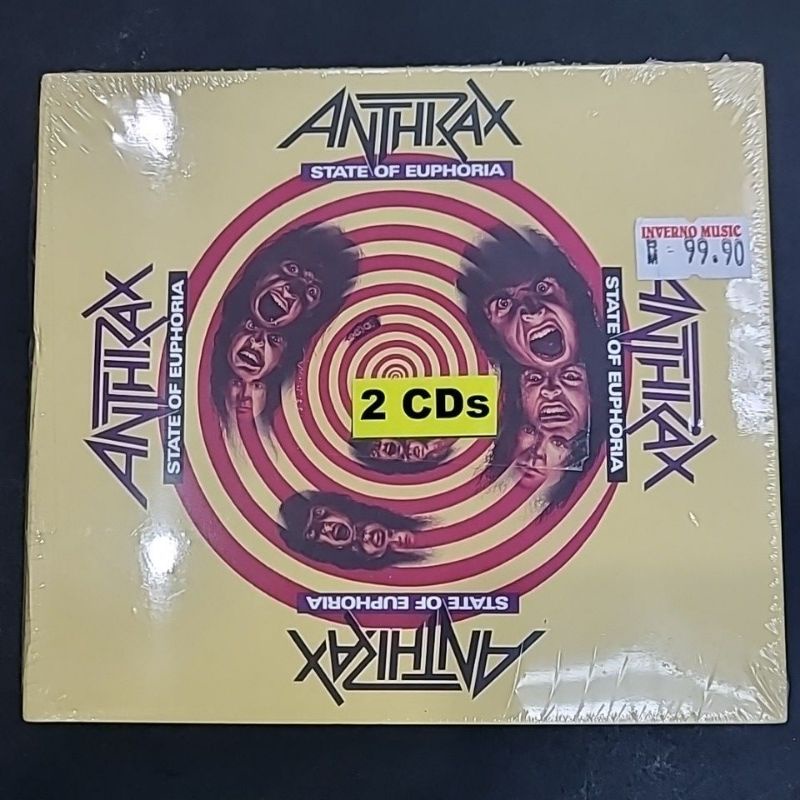 Anthrax - State Of Euphoria (2CDs) | Shopee Malaysia