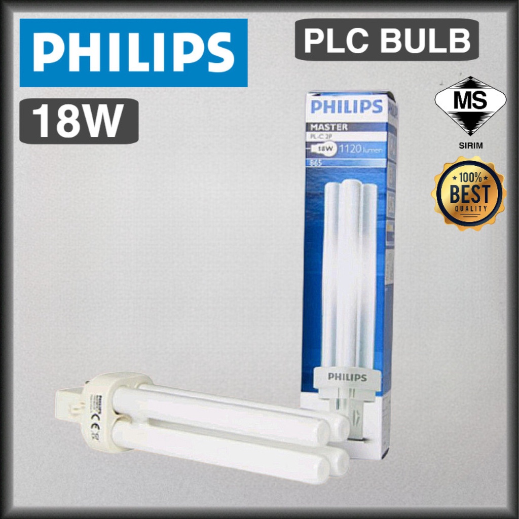 [SIRIM] PHILIPS Light Bulb Philips PLC 18W Philips Downlight PLC Bulb Daylight Downlight 18W ...
