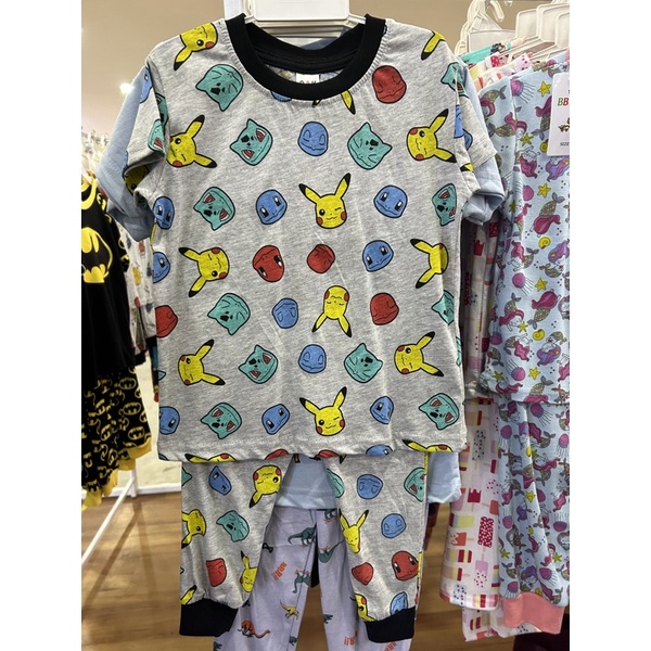 Pikachu pyjamas set (1-6y) | Shopee Malaysia
