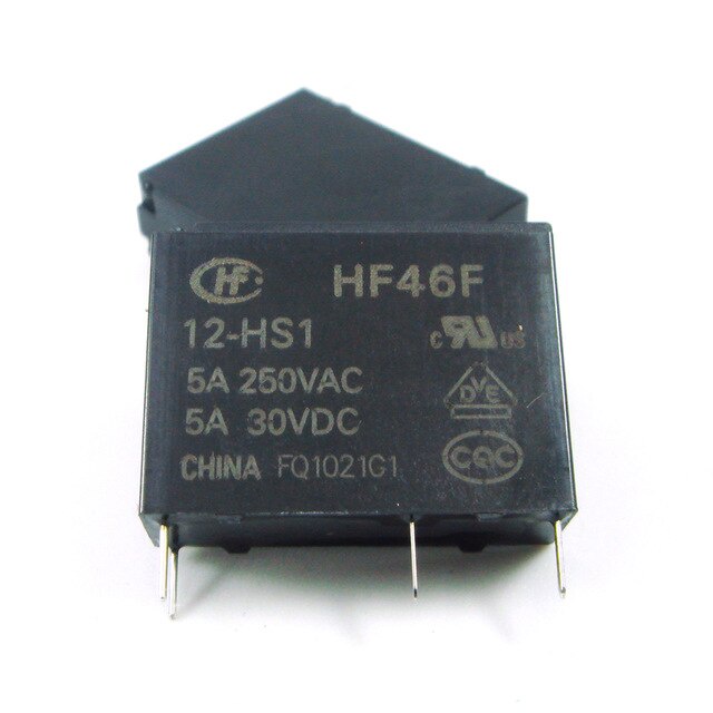 Relay HF46F-G-12-HS1 HF46F 4-pin 5A250VAC 12V Relay | Shopee Malaysia