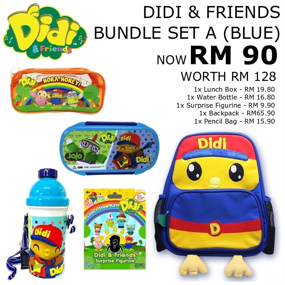 Toy World Didi & Friends Bundle Set A - Blue | Shopee Malaysia