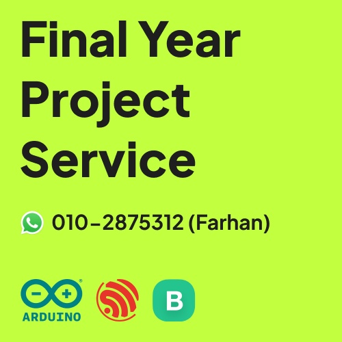 Final Year Project Service [arduino Esp32 Esp8266 Blynk] Shopee Malaysia