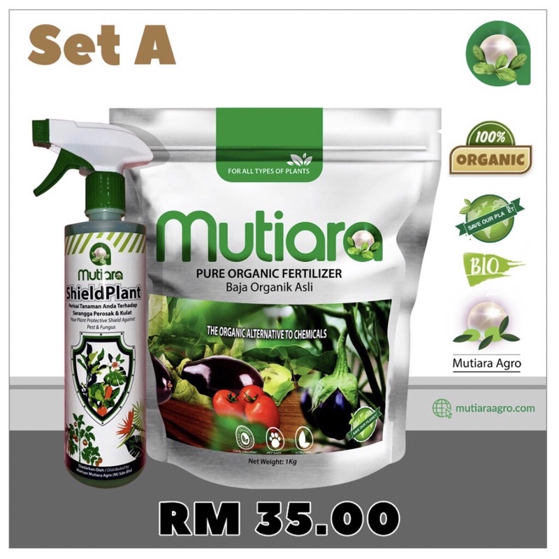 MUTIARA BAJA AGRO [SET A ](Baja Mutiara 1kg + MSP 500ml) | Shopee Malaysia