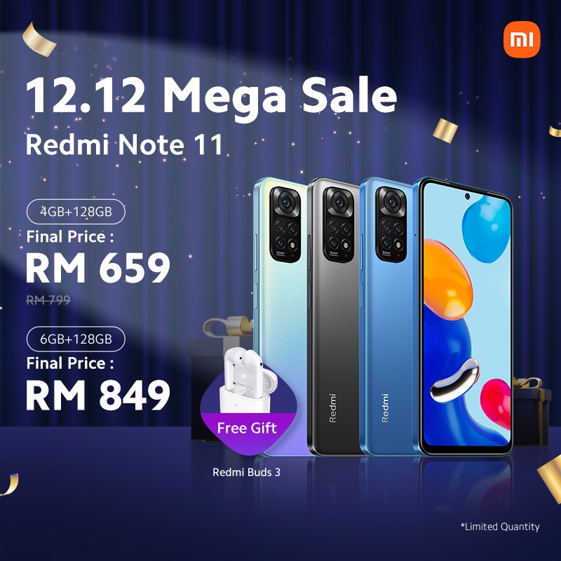 Xiaomi Redmi Note 11 4G Price in Malaysia & Specs - RM749 | TechNave