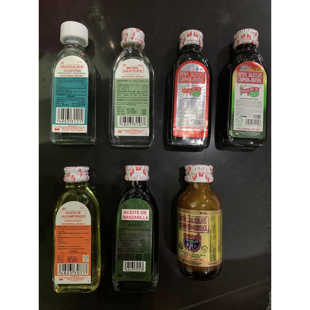 PHILIPPINE PRODUCT OMEGA/EFFICASCENT/MANZANILLA/ALCAMFORADO/SALICYLIC ...