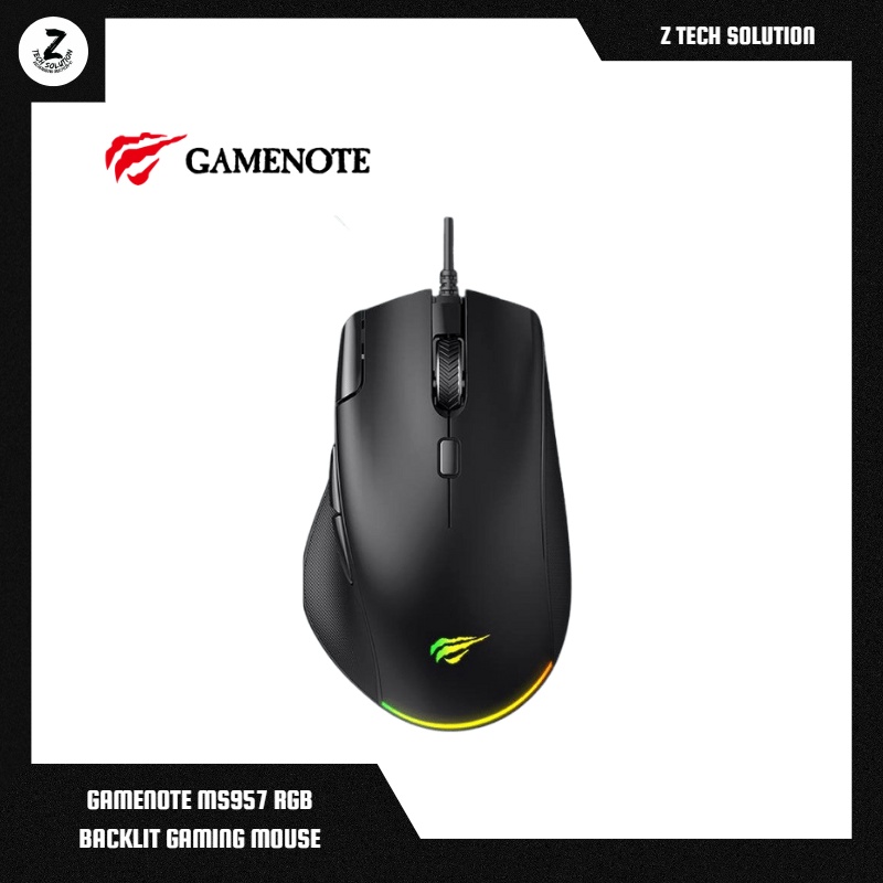Gamenote MS957 RGB Backlit Programmable Gaming Mouse | Shopee Malaysia