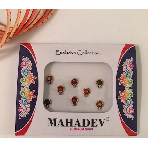Fancy Stone Design Indian Sticker Pottu Forehead Bindi Potu Wear ...