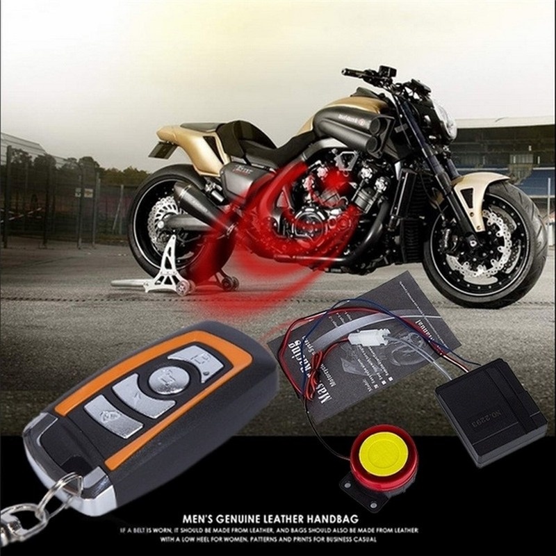 Universal Motorcycle Alarm Moto Remote Engine Start Alarm Moto Alarm ...