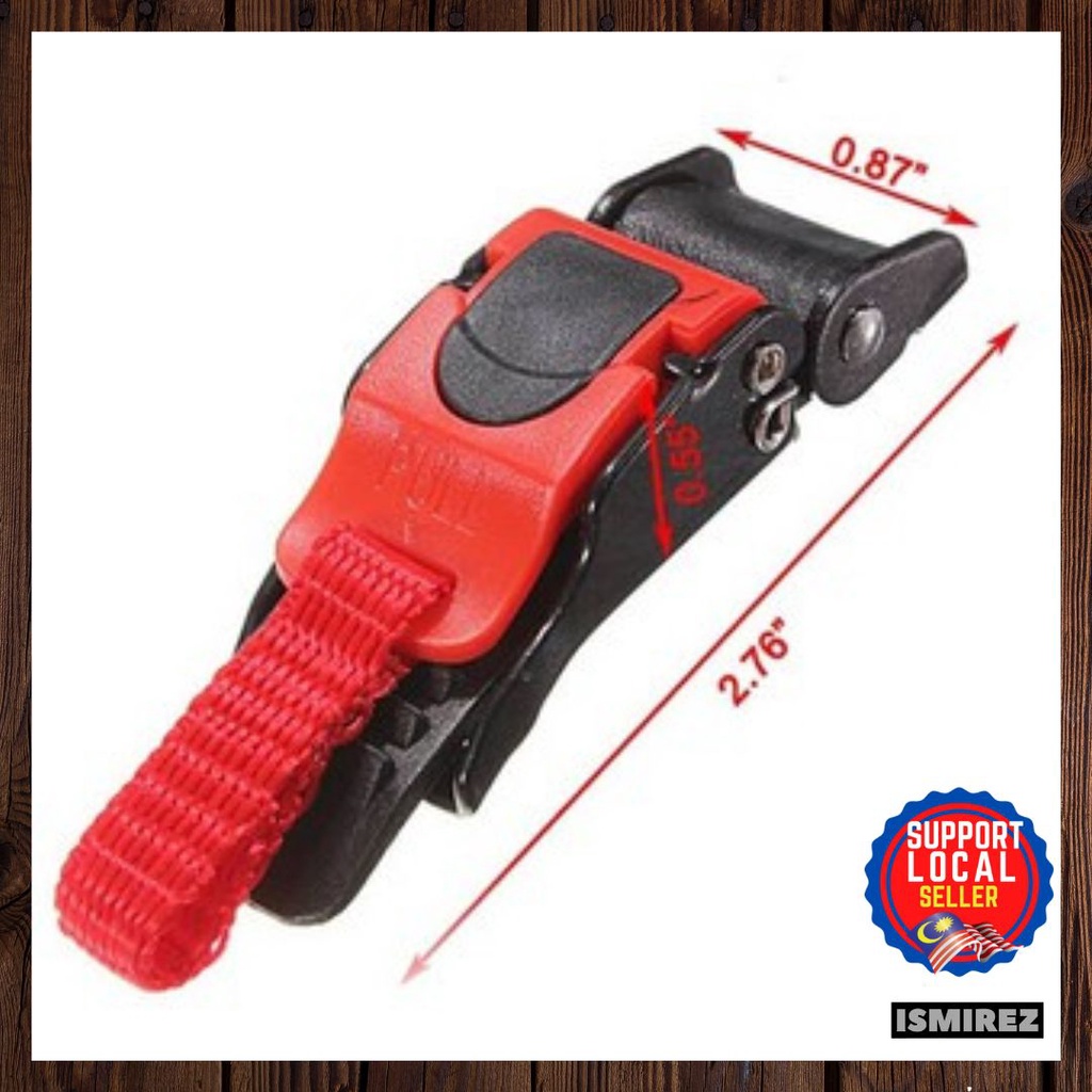 Ismirez Quick Release Helmet Chin Strap Buckle Pull Pengunci Topi ...