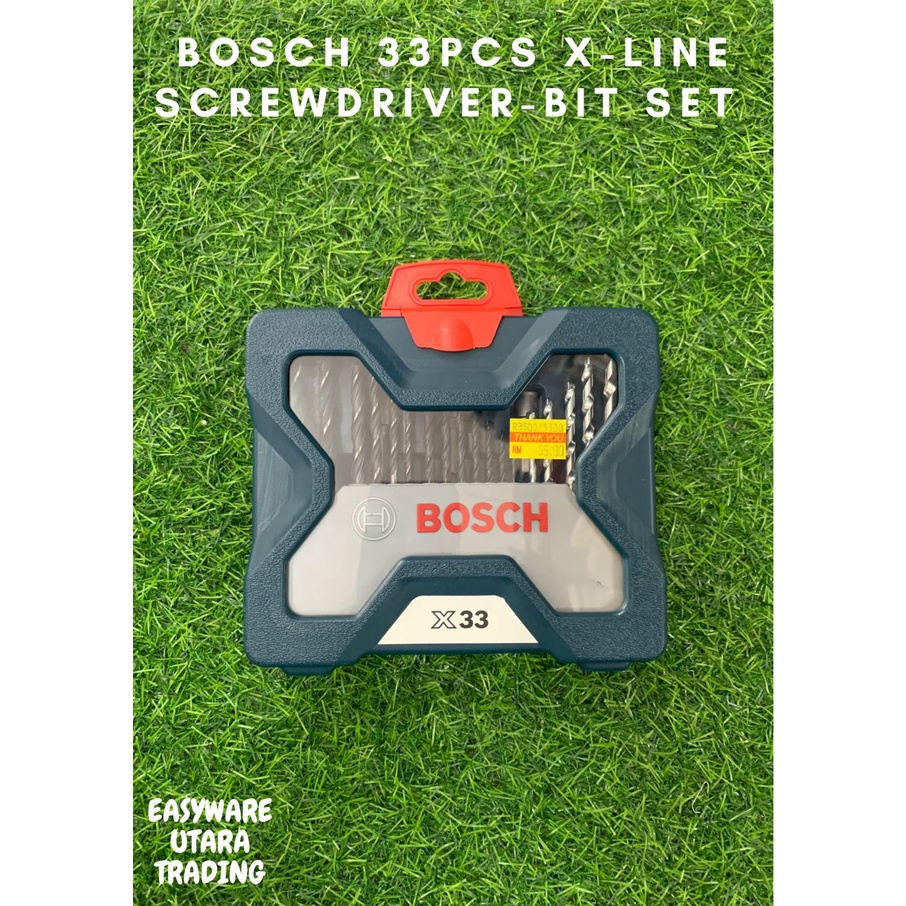 100 Original Bosch 33pcs X Line Screwdriver And Drill Bit Set Mata