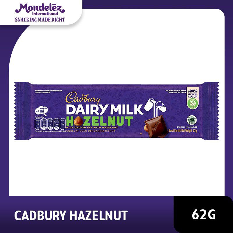 CADBURY Dairy Milk Hazelnut Veil 62g | Shopee Malaysia