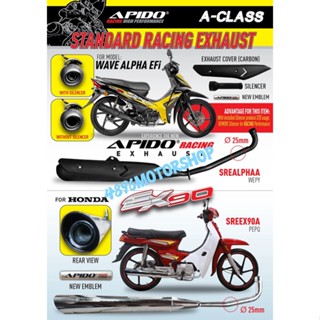 DEMAK EX90 AVETA DY90 MUFFLER EXHAUST PIPE EKZOS PIPE ORI MADE IN ...