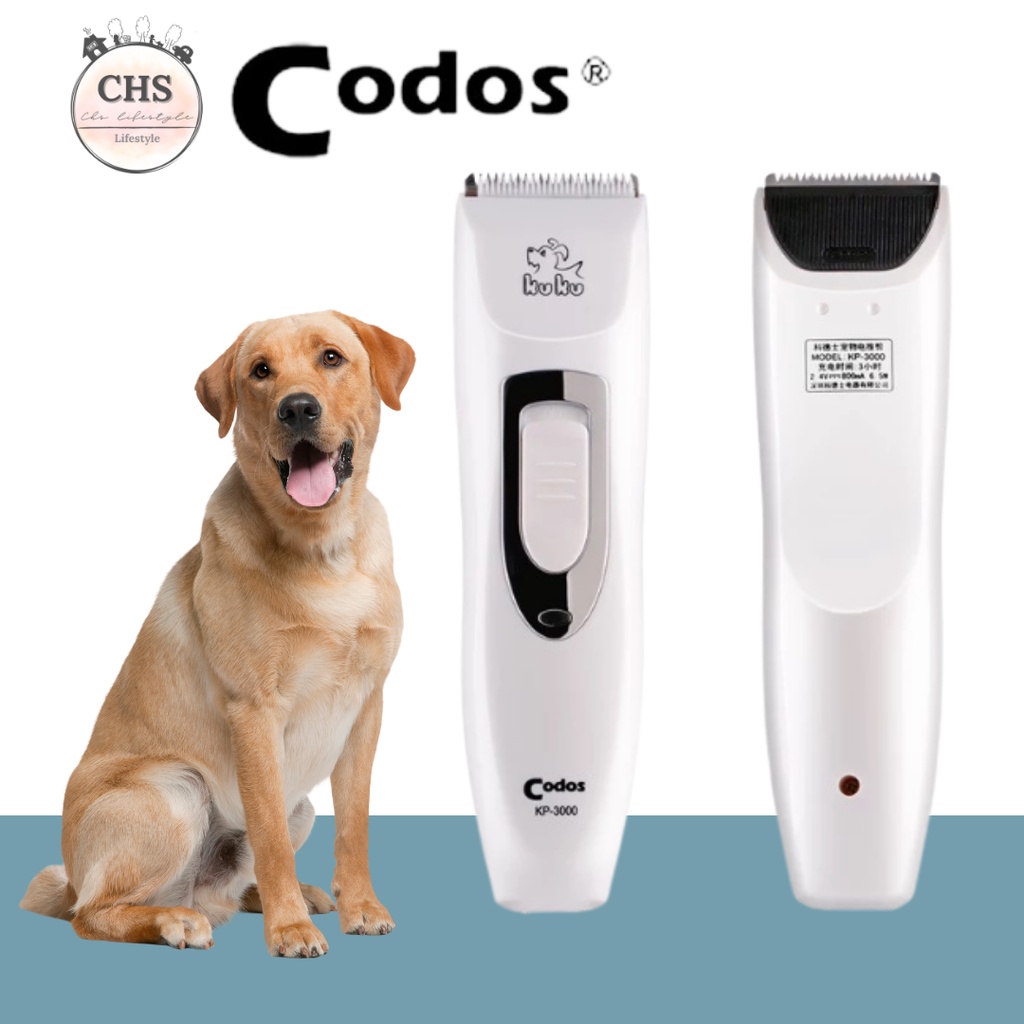 Codos KP-3000 Pet Hair rechargeable Digital Clipper Trimmer Kit ...