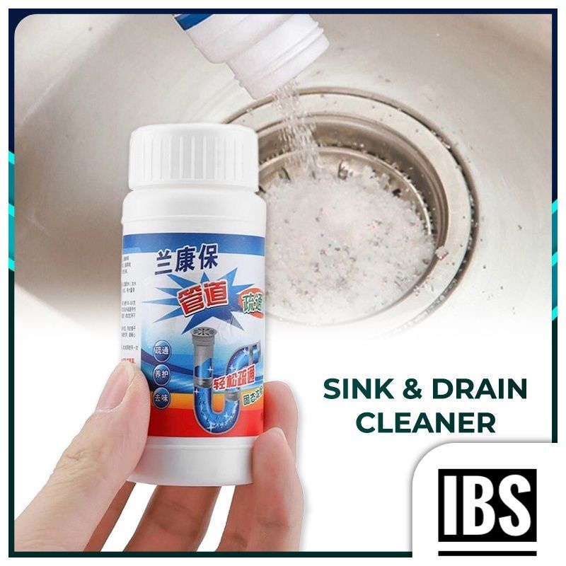 IBS Cleaner Chemical Agent for Kitchen Toilet Pipe Serbuk Bersih Sinki ...