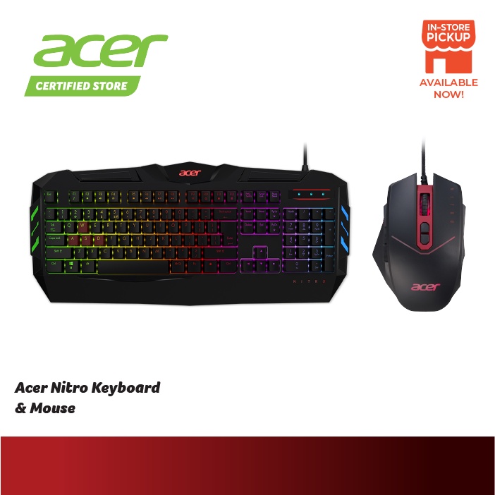 Acer Nitro Keyboard + Nitro Mouse | Shopee Malaysia