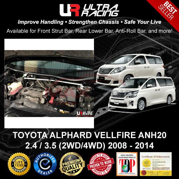 TOYOTA ALPHARD VELLFIRE ANH20 2.4/3.5 (2WD/4WD) 2008 - 2014 ULTRA ...